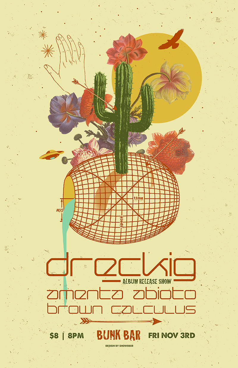 Dreckig, Amenta Abioto, Brown Calculus Tickets | Bunk Bar | Portland ...