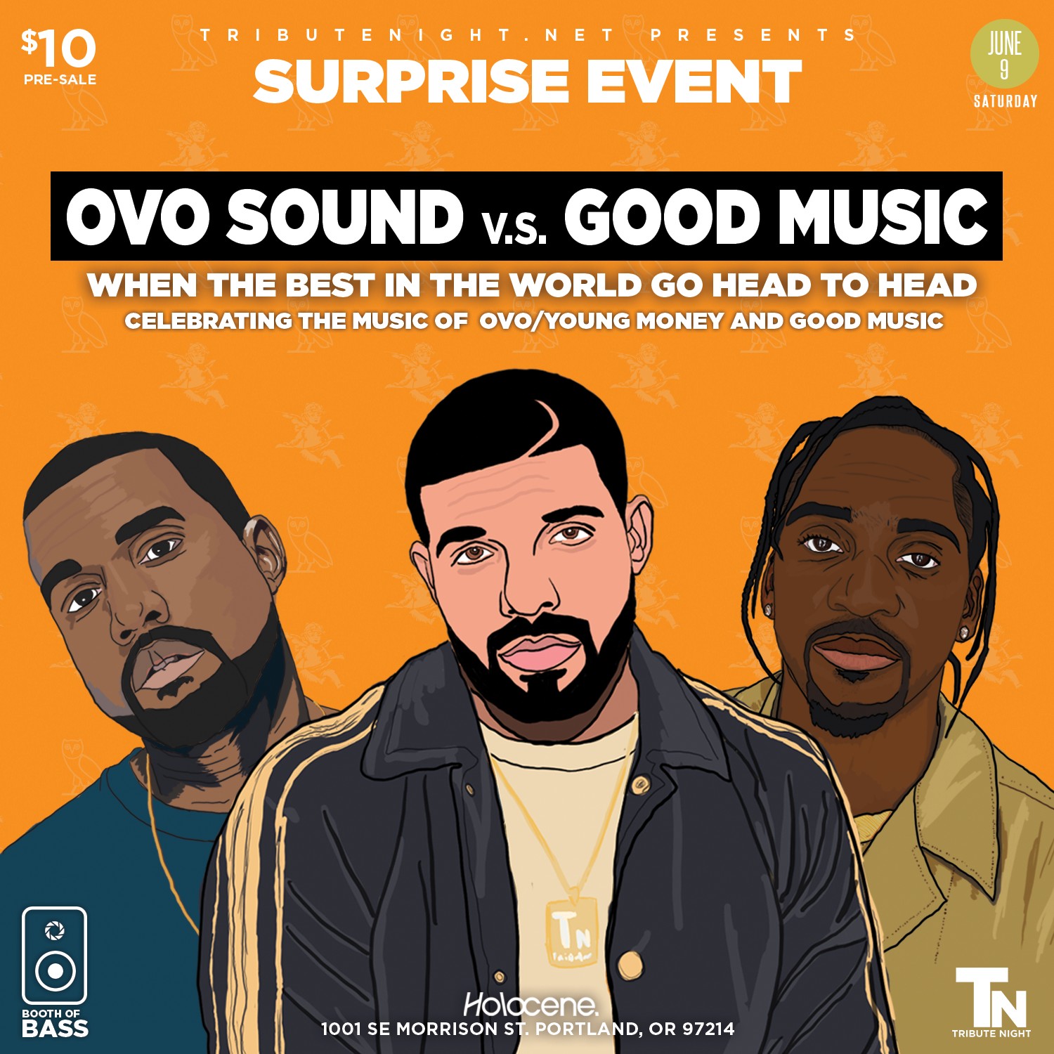OVO Sound vs Good Music Tickets | Holocene | Portland, OR | Sat, Jun 9 ...