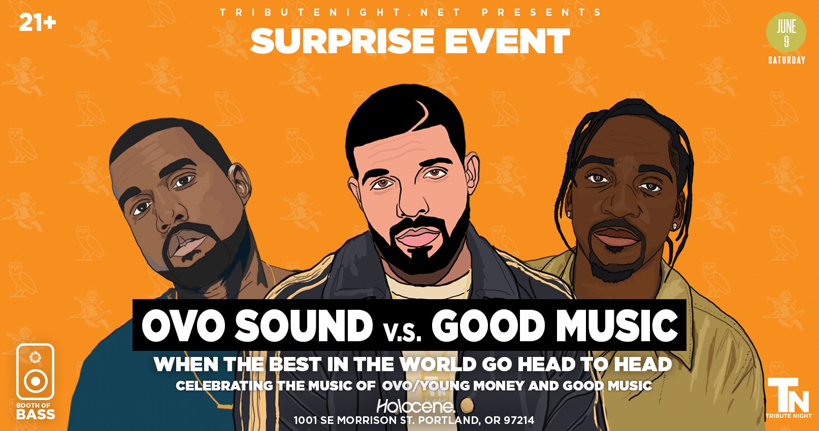 OVO Sound vs Good Music Tickets | Holocene | Portland, OR | Sat, Jun 9 ...